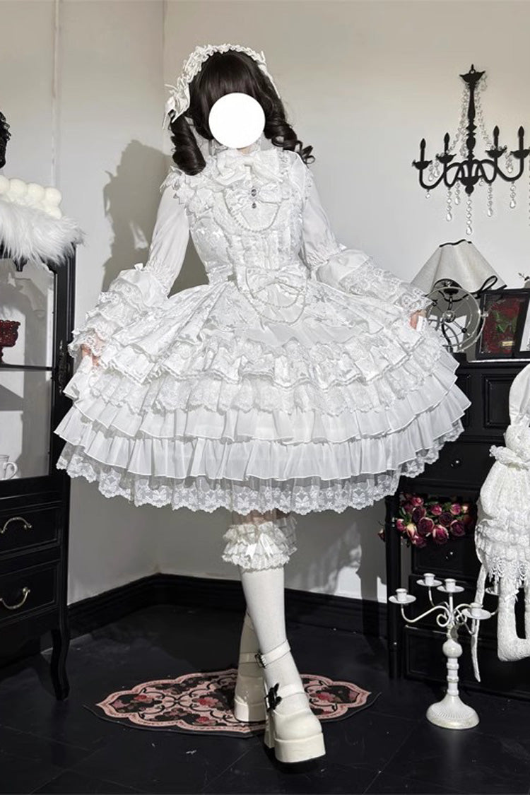 [Love Feather] Multi-Layered Hanayome Bowknot Lace Sweet Gorgeous Lol ...
