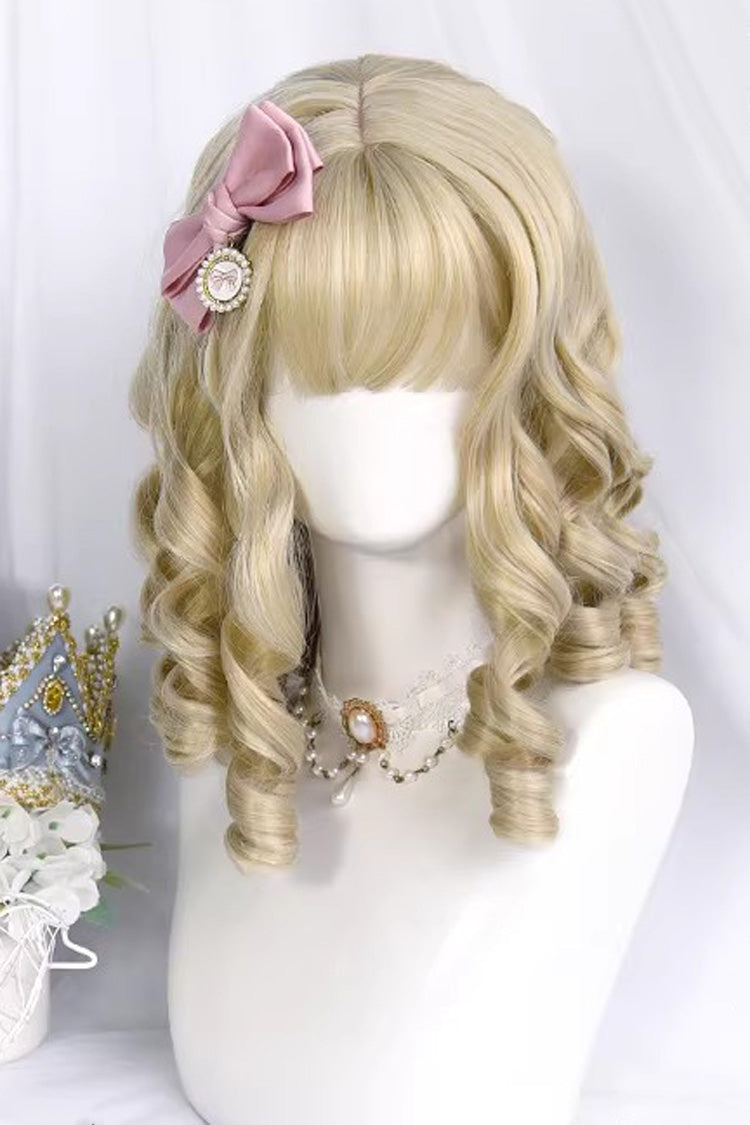 [Pearl Maiden] Vintage Elegant Roman Short Lolita Curly Wig 2 Colors ...